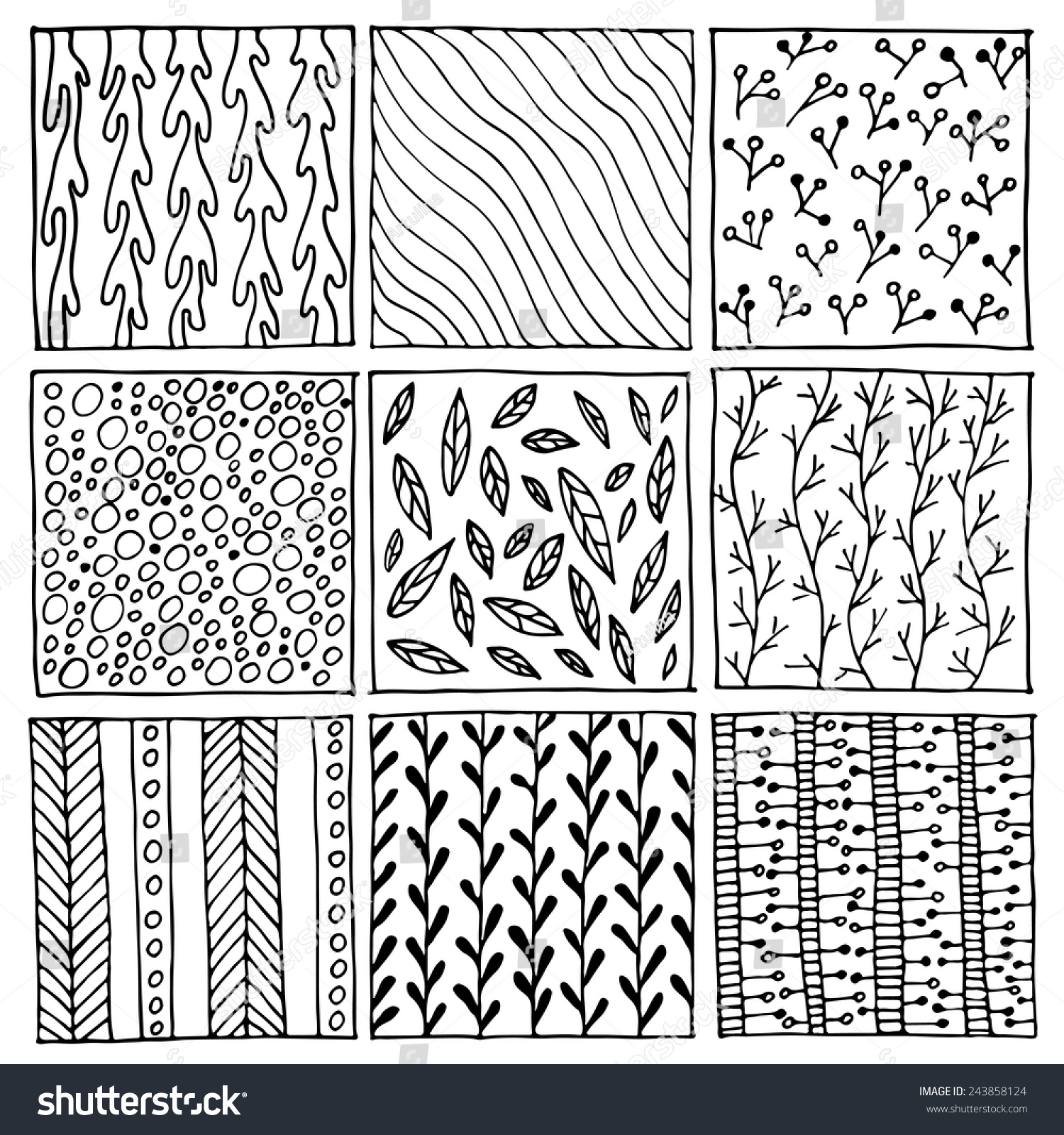 Hand drawn abstract vector patterns_站酷海洛_正版图片_视频_字体_音乐素材交易平台_站酷旗下品牌