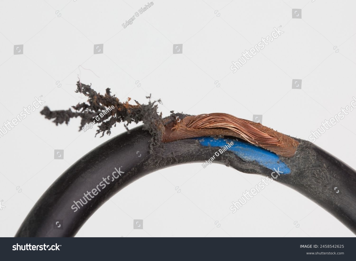 Worn-out cables pose high risks of accidents as they can expose a metal ...