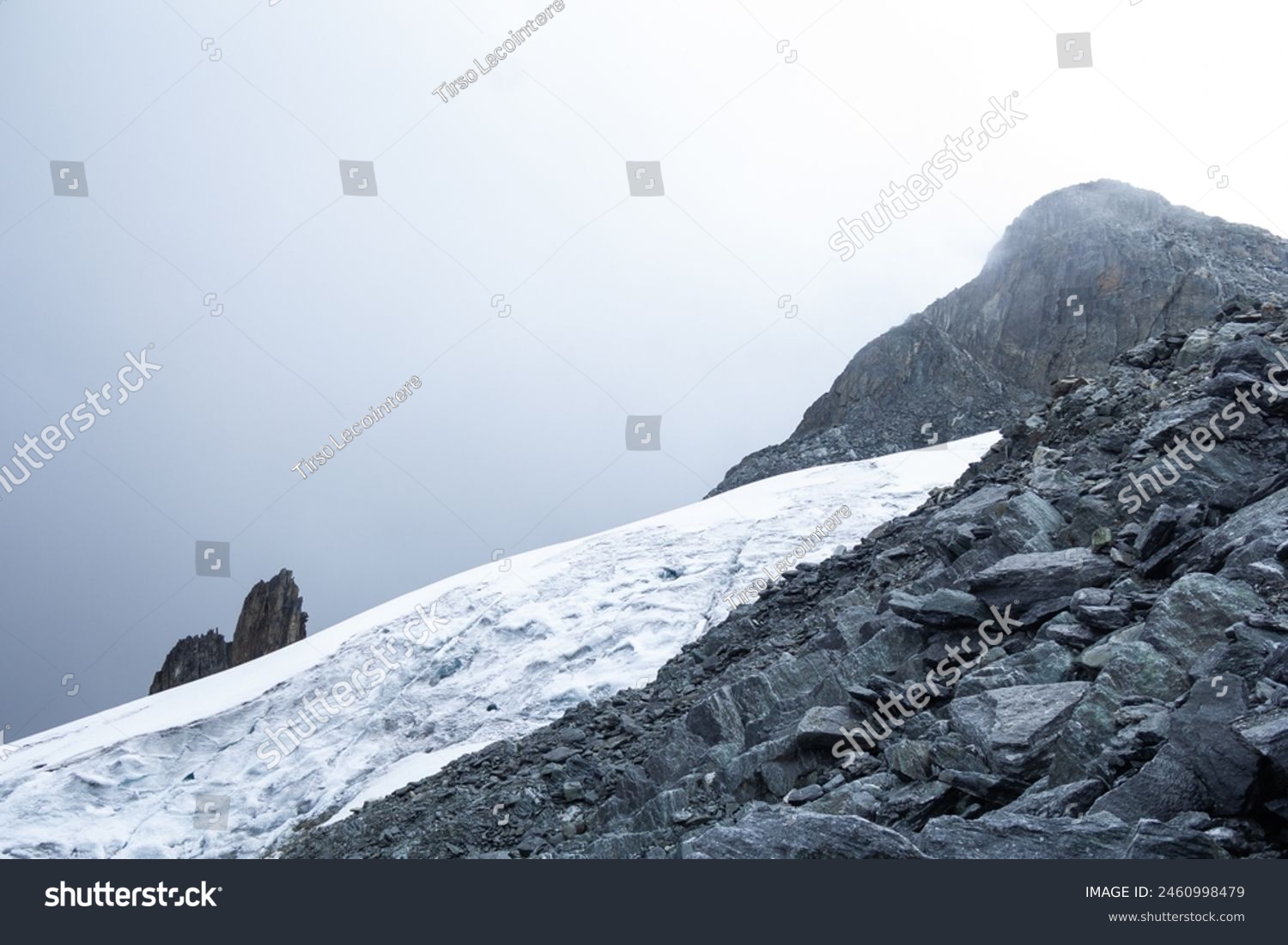 La Corona is the last glacier standing in Venezuela located in Pico ...
