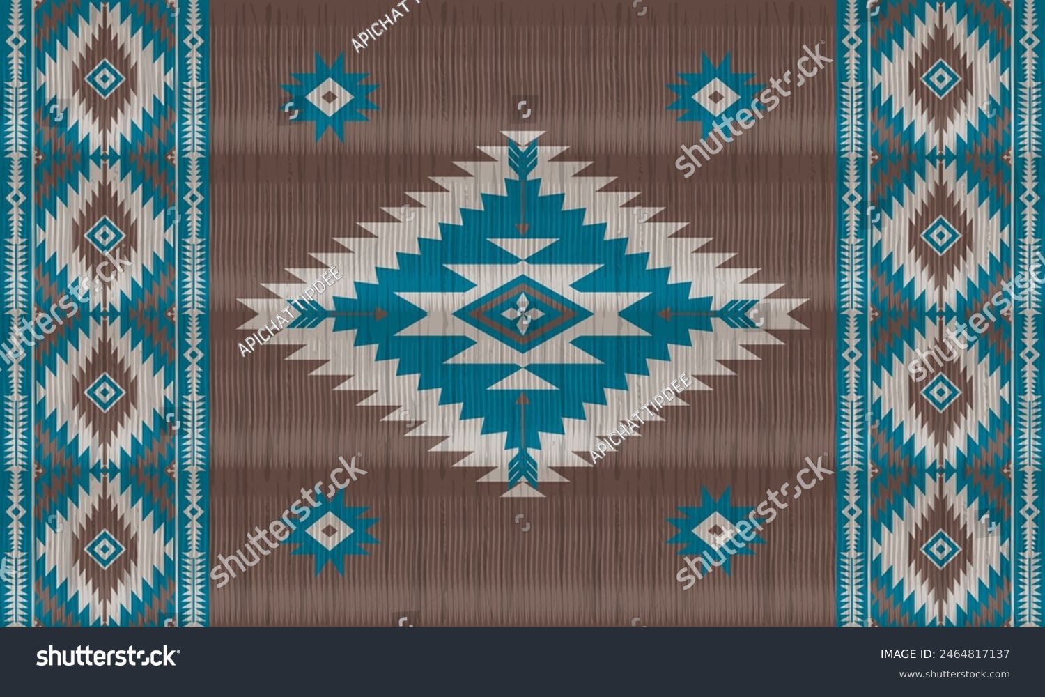 American tribal ethnic native pattern.Traditional Navajo Aztec Apache ...