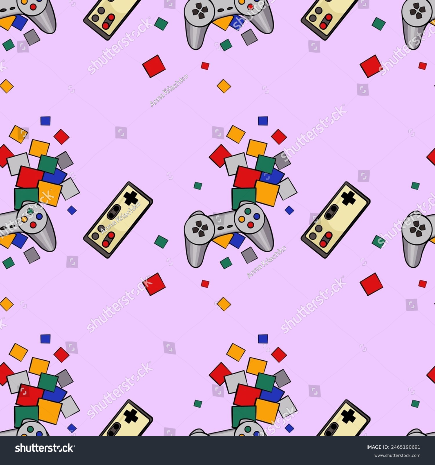 video game consoles old consoles coloured squares _站酷海洛_正版图片_视频_字体_音乐素材 ...