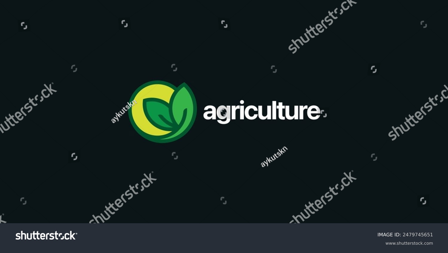 Vector logo design for farming agriculture farm field natural harvest ...
