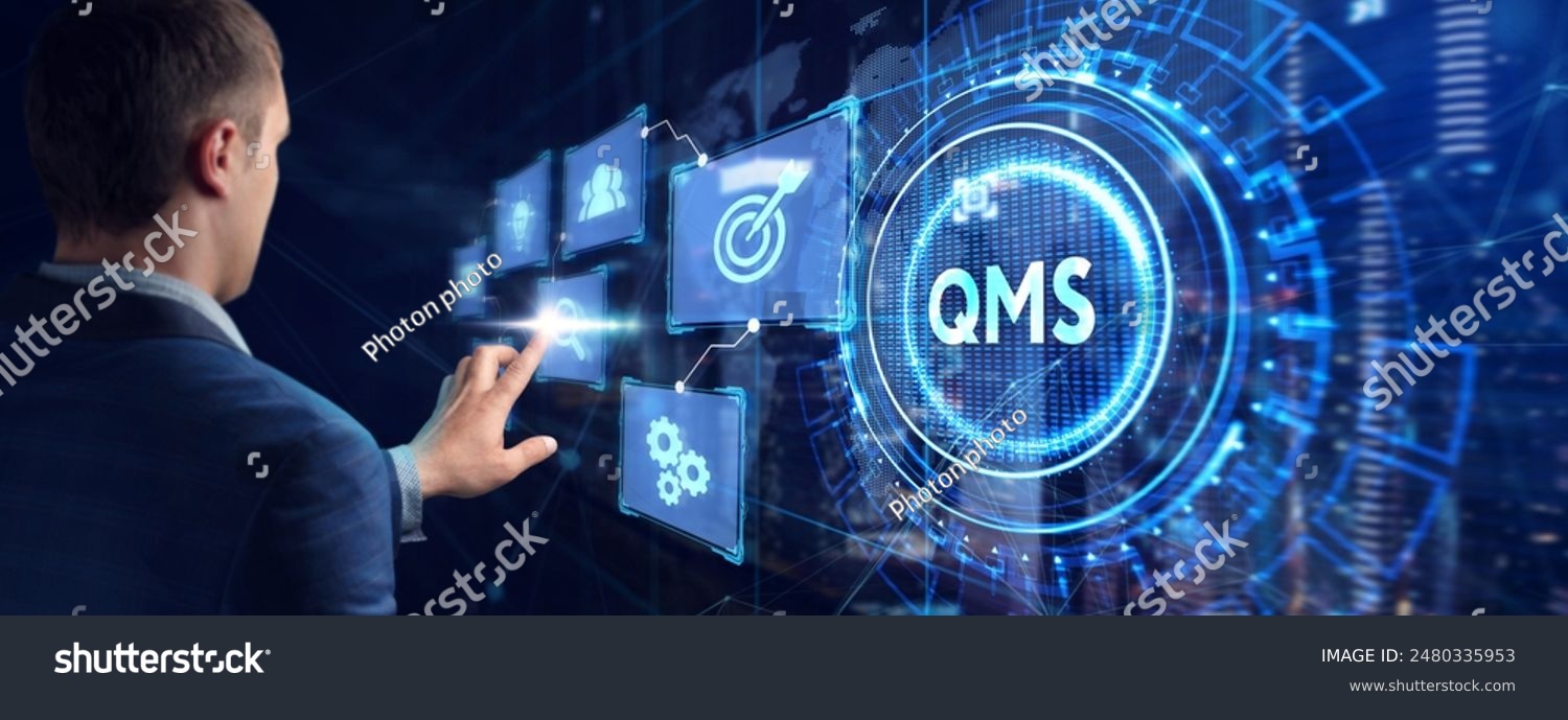 Quality management system business and industrial technology concept. QMS._站酷海洛_正版图片_视频_字体_音乐素材 ...