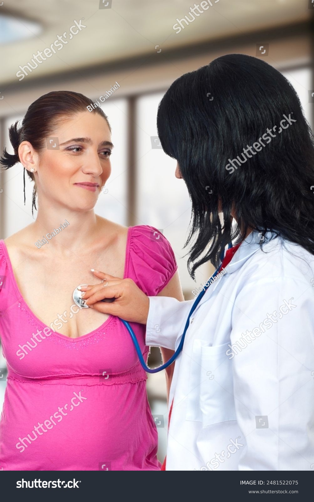 Witness the essential prenatal consultation where a doctor uses a ...