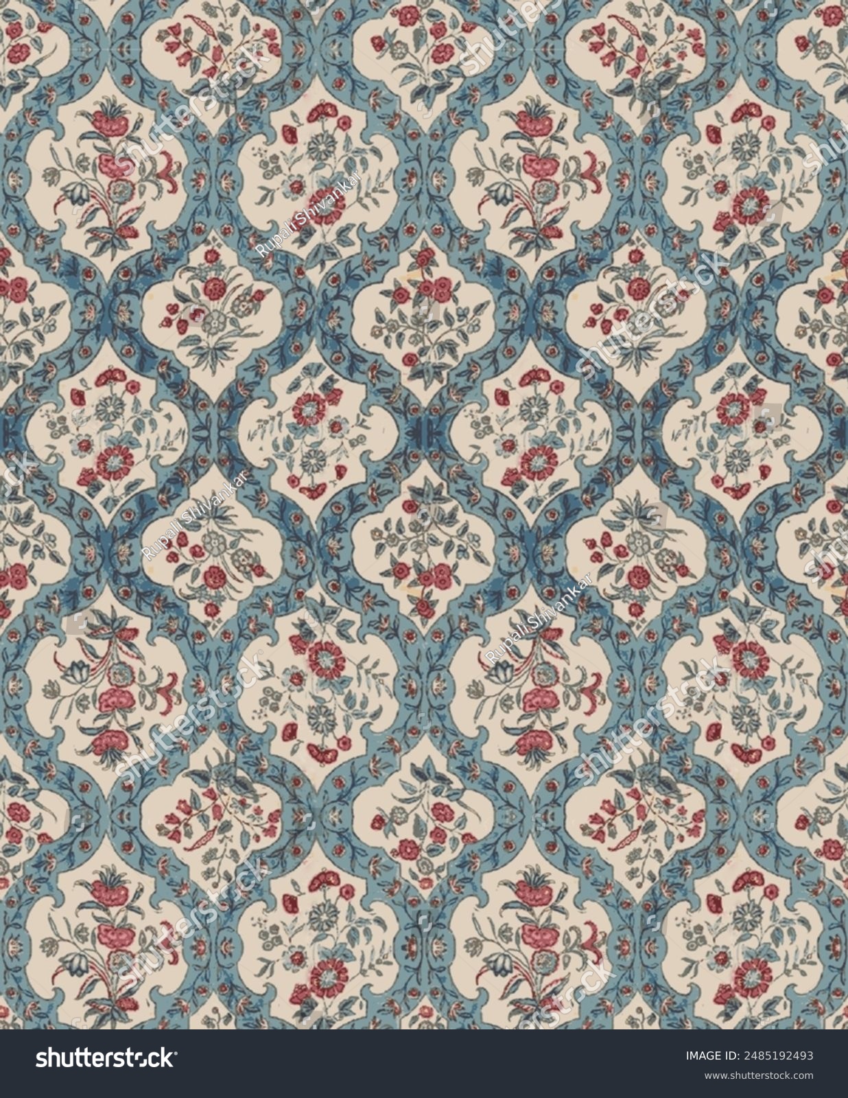 Abstract Seamless Colorful Pattern Designs for Fabric Print Shirting ...