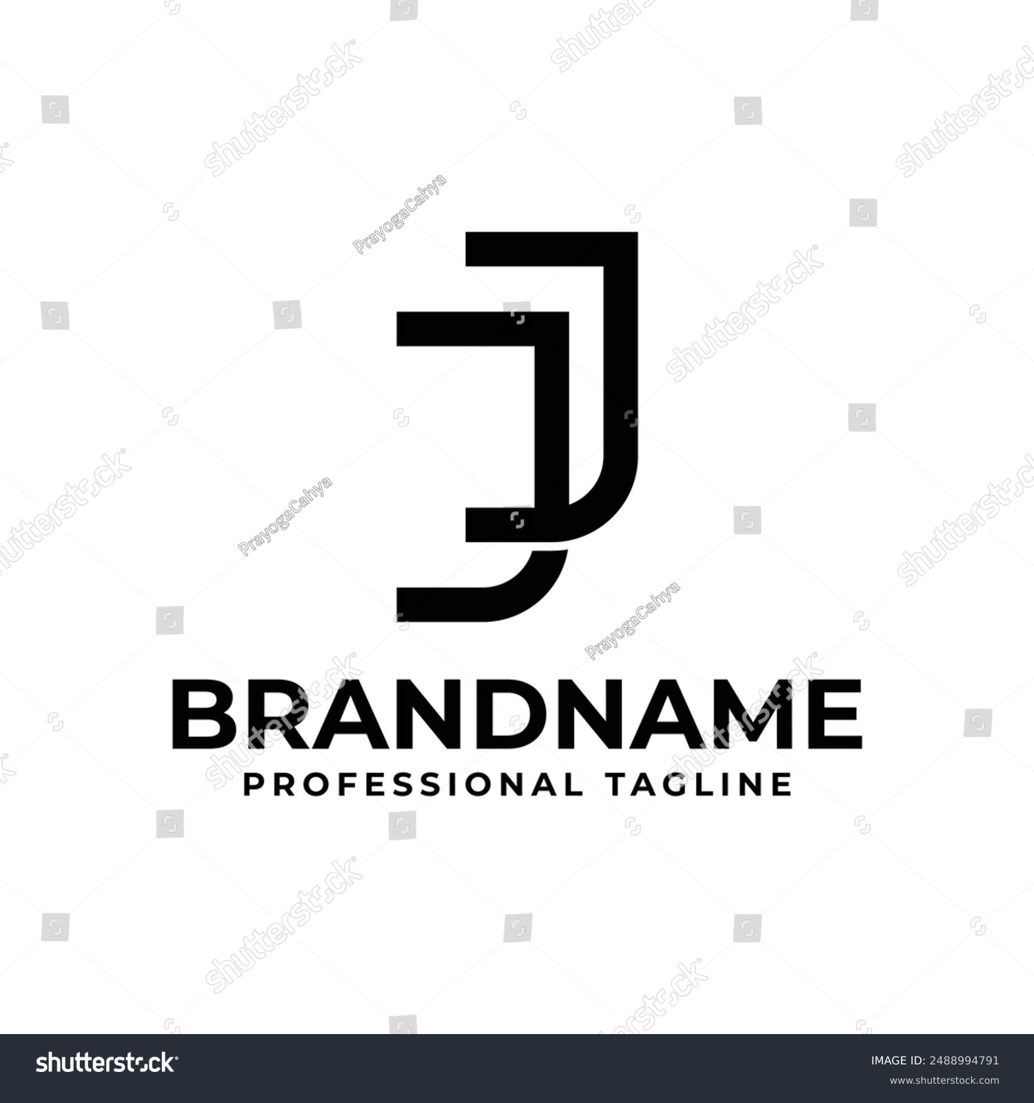 Letters JJ Monogram Logo suitable for any business with JJ initials_站酷海 ...