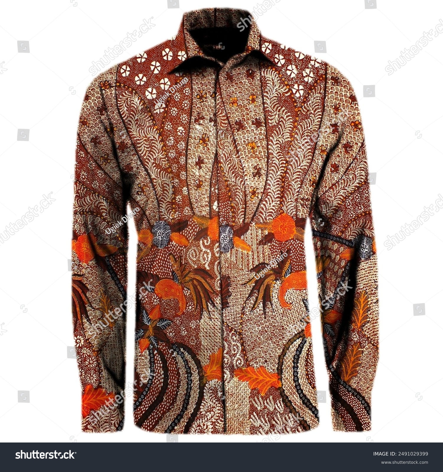 Indonesian Batik Shirt Batik Hand Drawn Handmade from the Indonesian ...