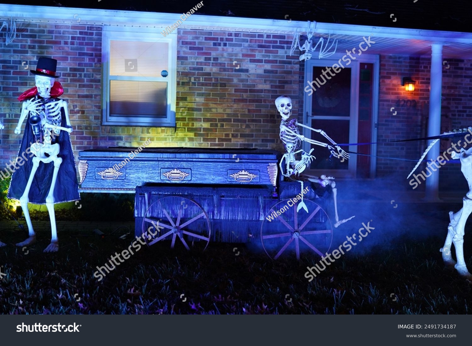 Columbia Missouri. United State of America. Oct 31 2023. Skeleton ...
