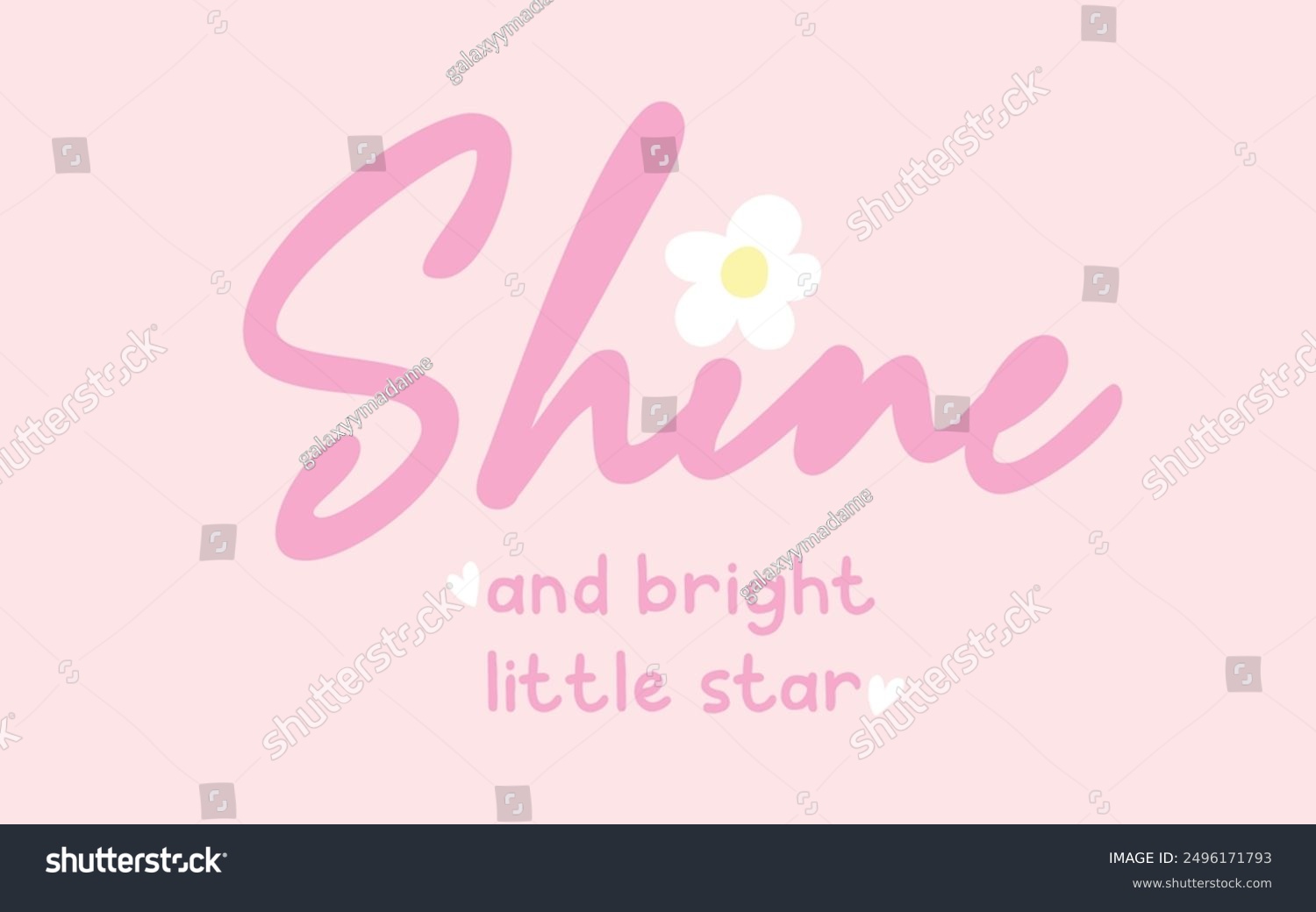 Shine slogan vector illustration for t-shirt and other uses_站酷海洛_正版图片 ...