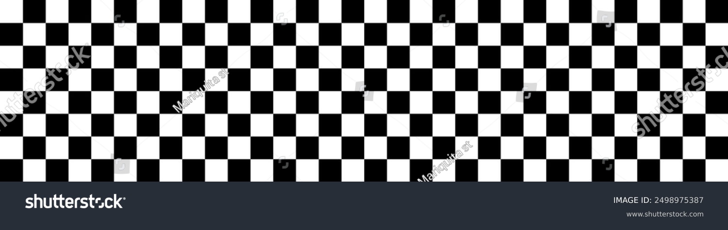 Black and white chess pattern. Checkerboard seamless vector ...