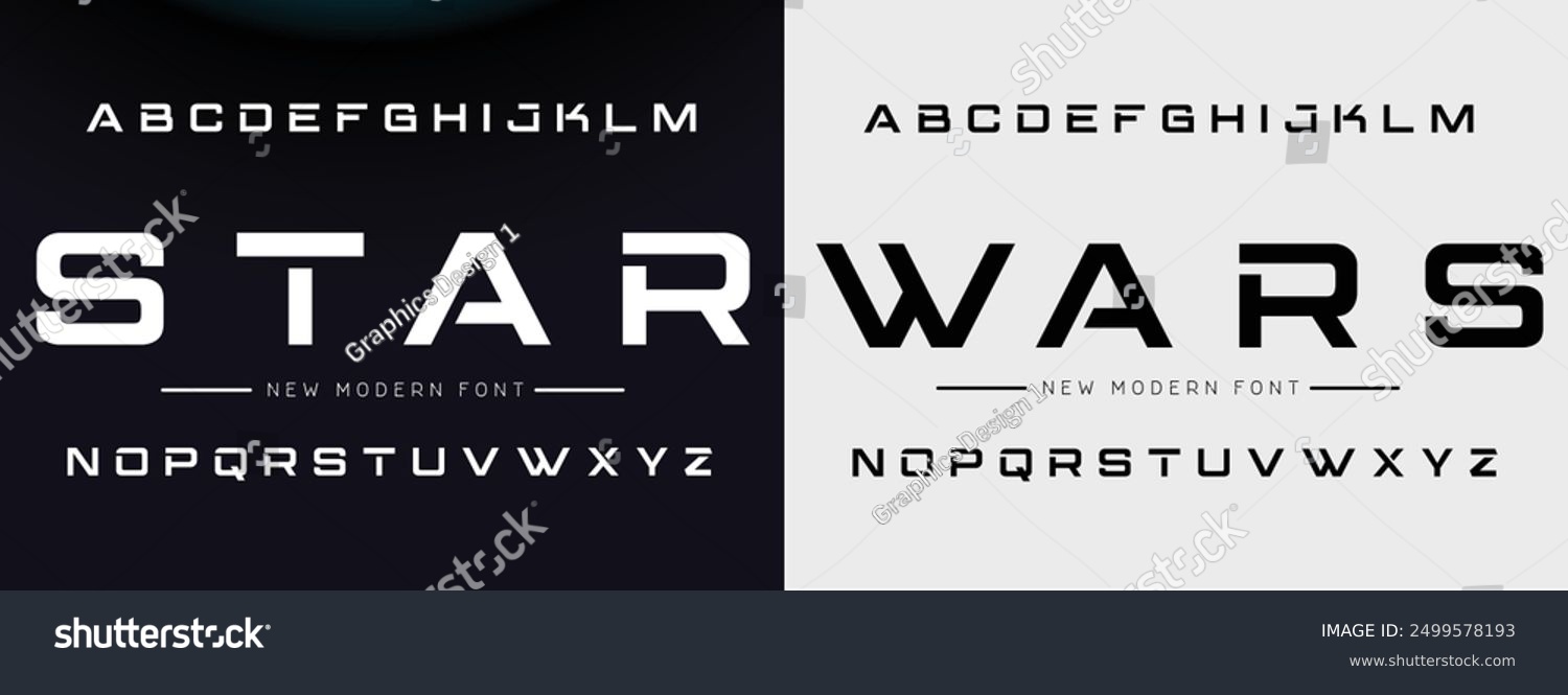 Modern abstract digital tech font. Logo creative font type technology ...