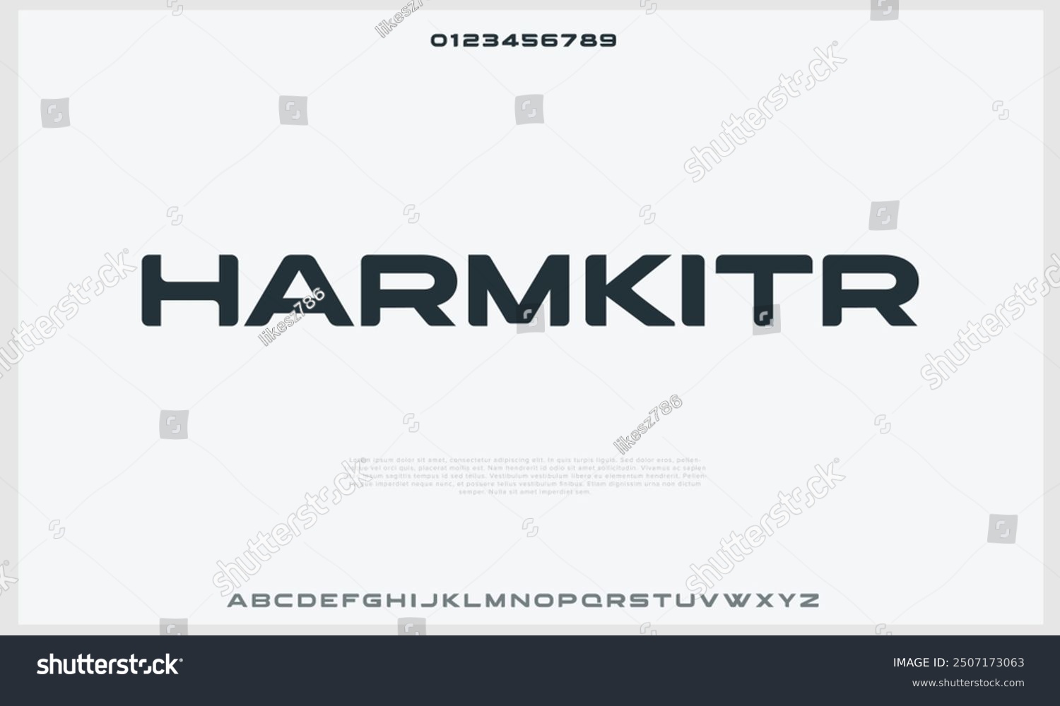 Modern abstract digital tech font. Logo creative font type technology ...