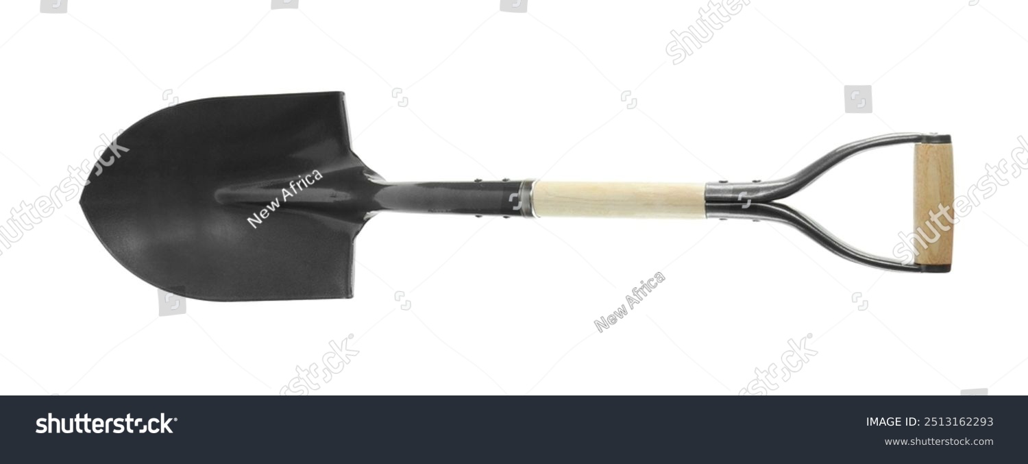 One camping shovel isolated on white. Hand tool_站酷海洛_正版图片_视频_字体_音乐素材交易 ...