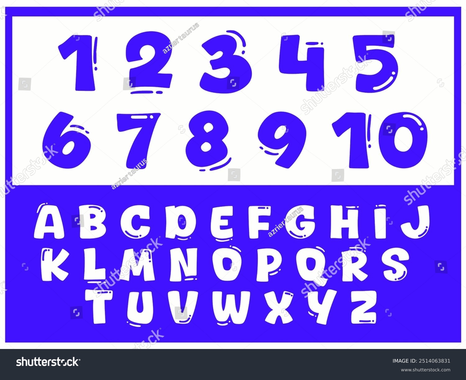 shades purple blue color of Collection fonts and numbers_站酷海洛_正版图片_视频 ...