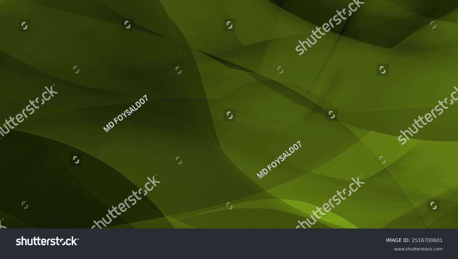Modern seamless green abstract Background with Green Gradient Waves ...