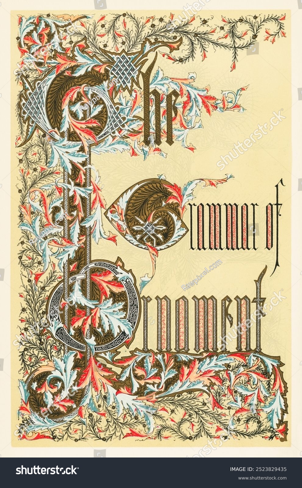 Vintage pattern. Vintage art ornament pattern drawing illustration old ...