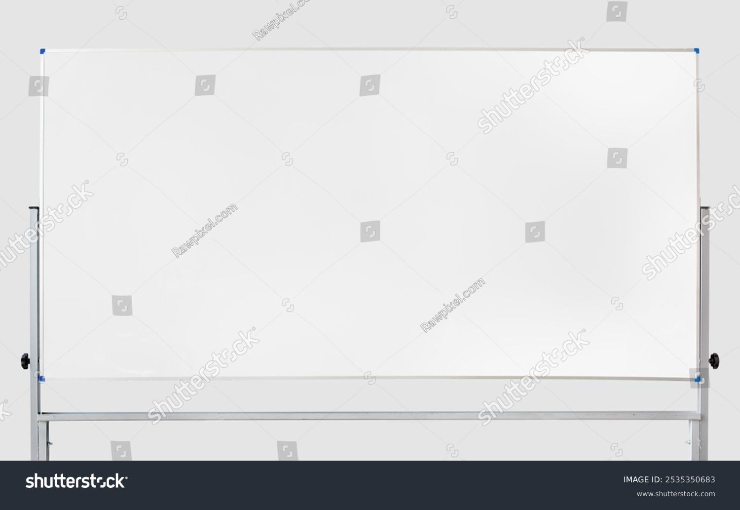 Large whiteboard with a clean white surface. Perfect for presentations ...