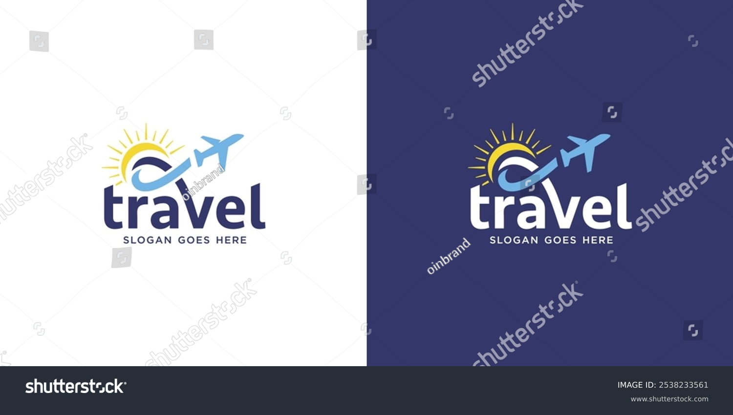 Travel Word Mark Letter V Logotype Lettering Typography for Airplane ...