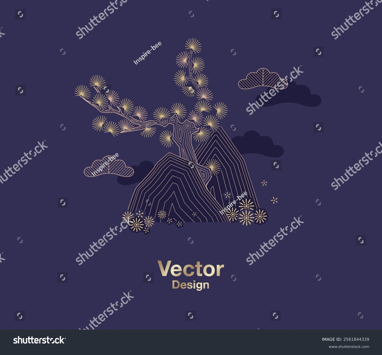 tradition korea china asia ancient element decoration detail craft ...