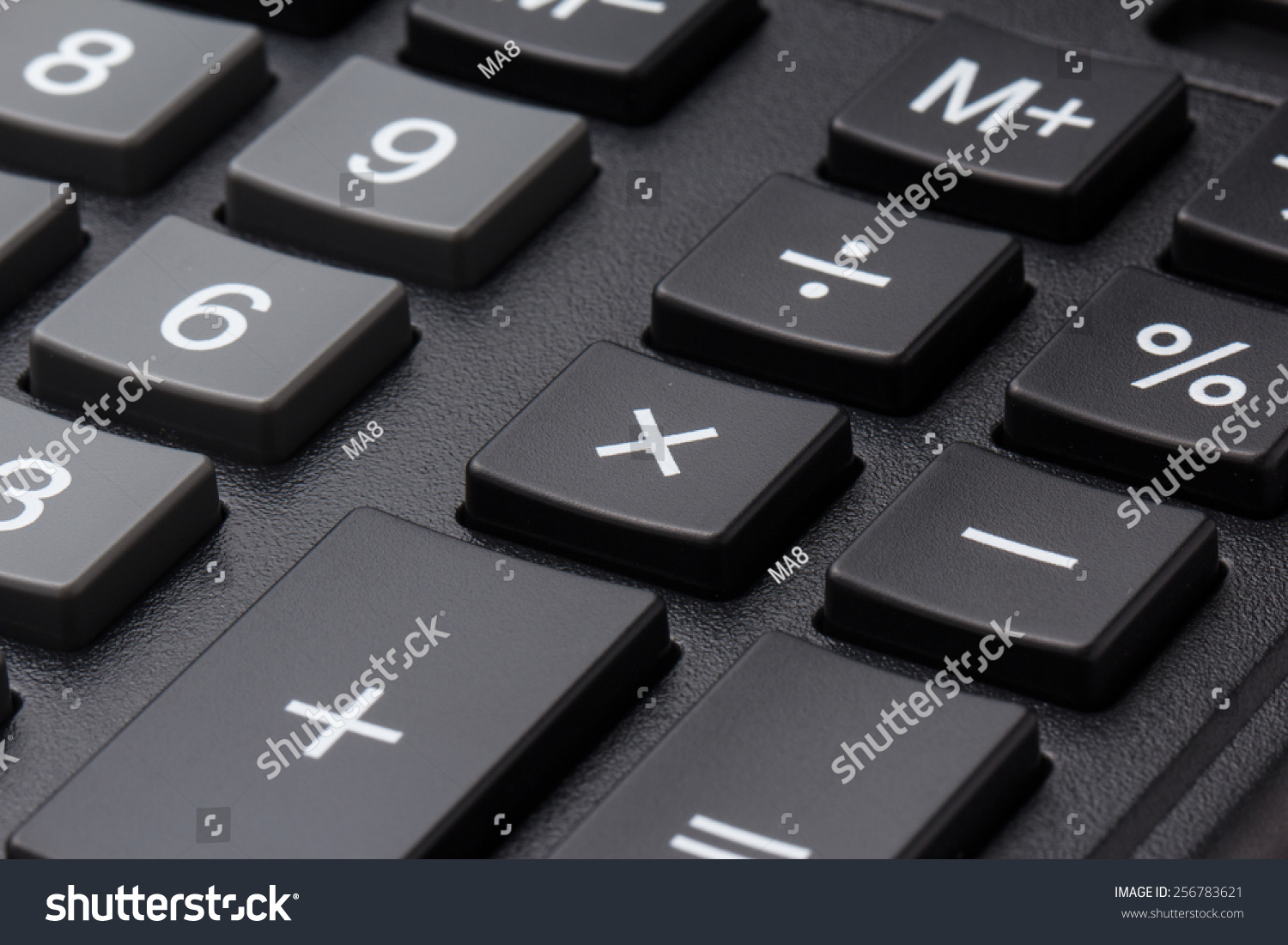 Closeup photo of calculator keypad gray buttons_站酷海洛_正版图片_视频_字体_音乐素材交易 ...