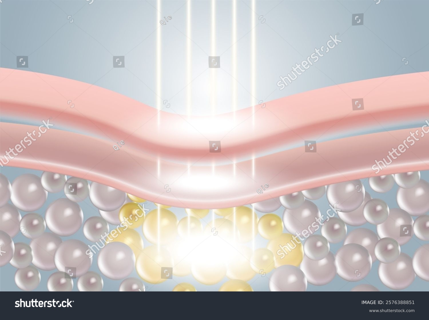 absorption of vitamin cream in skin cells_站酷海洛_正版图片_视频_字体_音乐素材交易平台_站酷旗下品牌