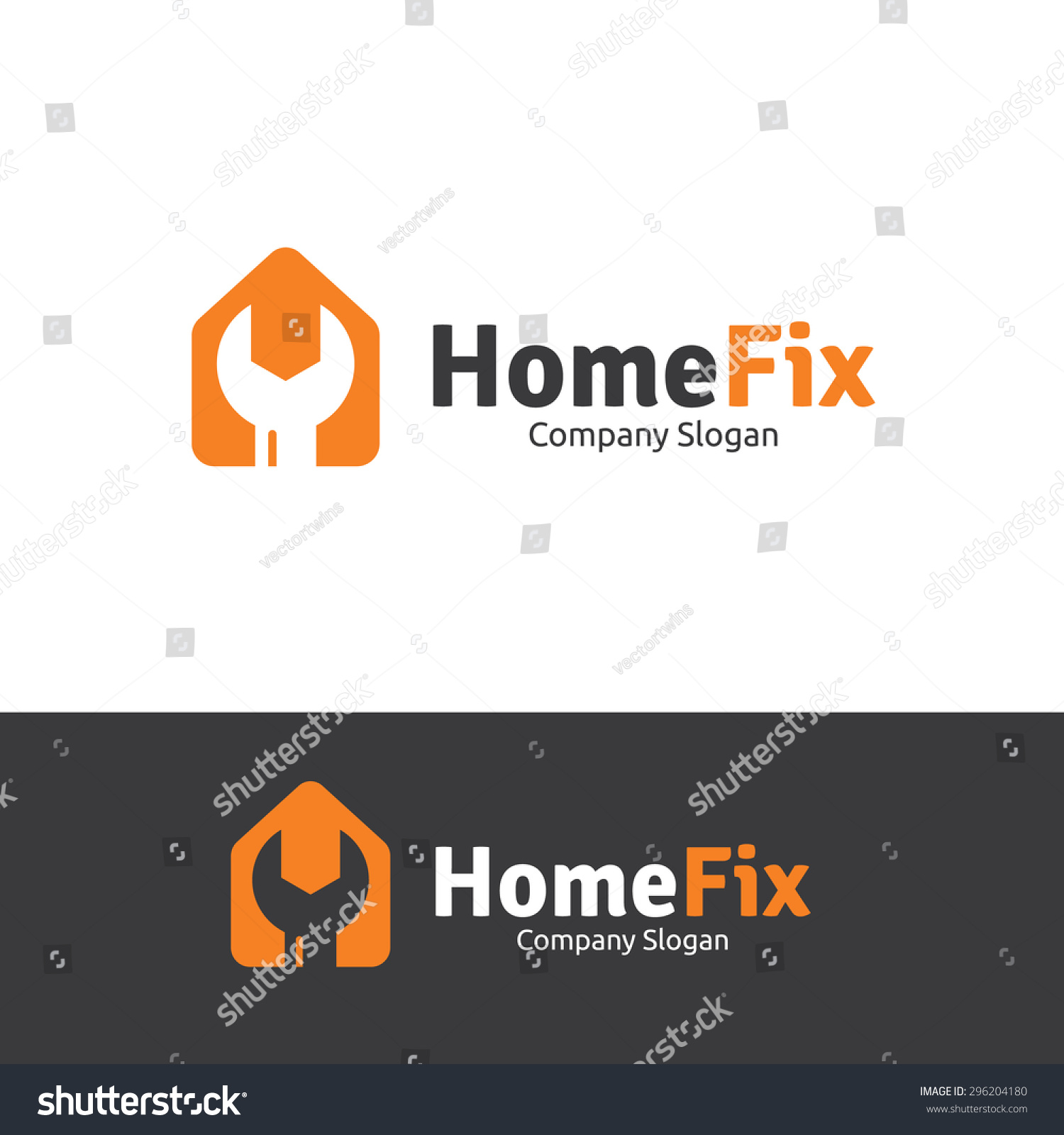 Home Fix Logo Template_站酷海洛_正版图片_视频_字体_音乐素材交易平台_站酷旗下品牌