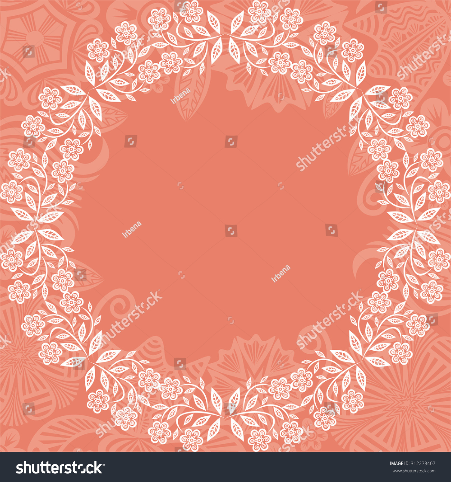 Floral nature pattern card vector illustration_站酷海洛_正版图片_视频_字体_音乐素材交易平台 ...