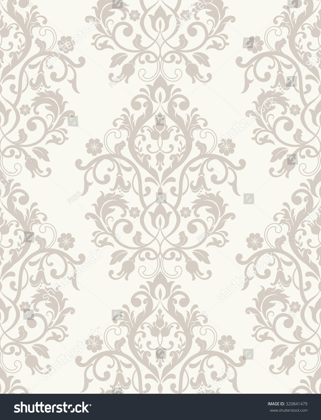 seamless victorian wallpaper in beige_站酷海洛_正版图片_视频_字体_音乐素材交易平台_站酷旗下品牌
