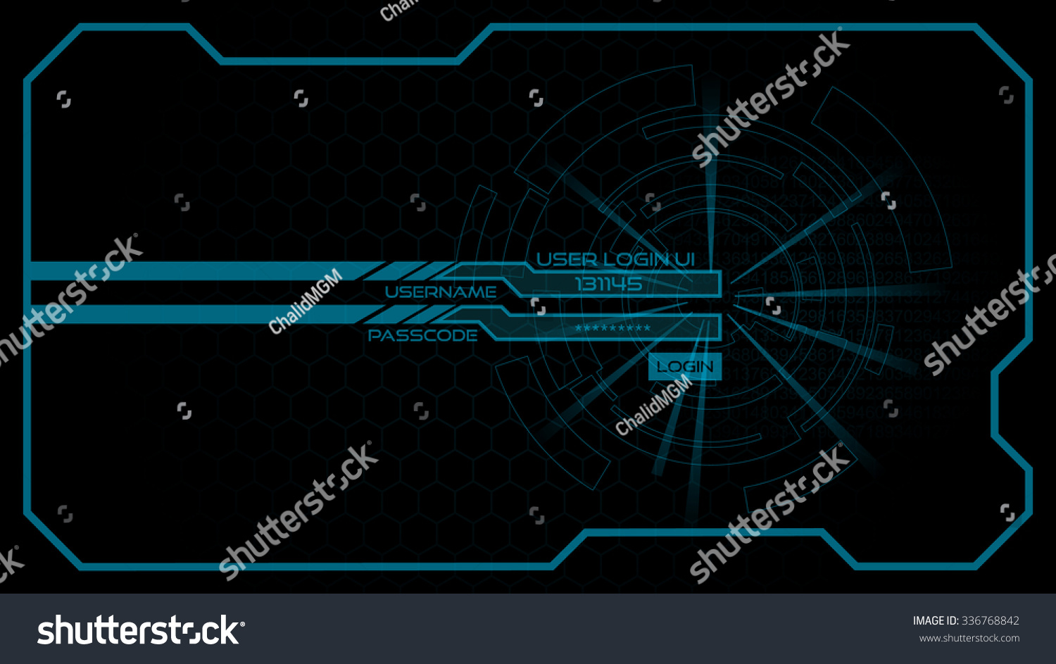 Futuristic Login Interface_站酷海洛_正版图片_视频_字体_音乐素材交易平台_站酷旗下品牌