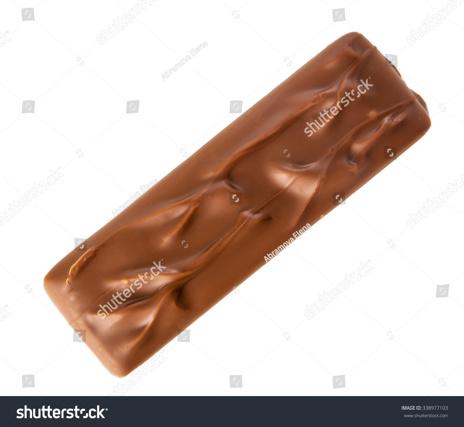 Closeup of chocolate bar isolated on white_站酷海洛_正版图片_视频_字体_音乐素材交易平台_站酷旗下品牌