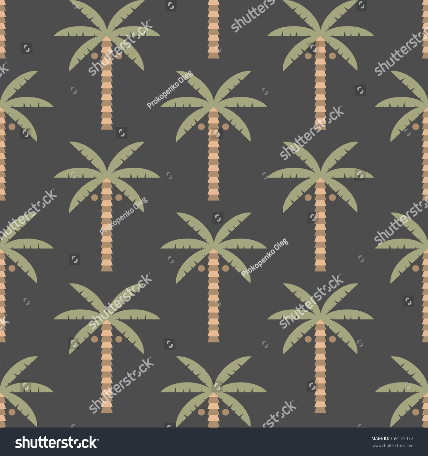 Palm trees pattern_站酷海洛_正版图片_视频_字体_音乐素材交易平台_站酷旗下品牌