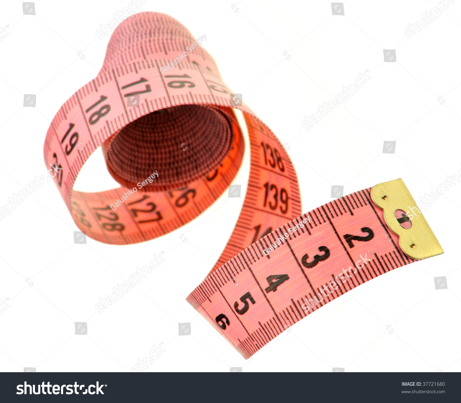 Measuring tape of the tailor red color_站酷海洛_正版图片_视频_字体_音乐素材交易平台_站酷旗下品牌