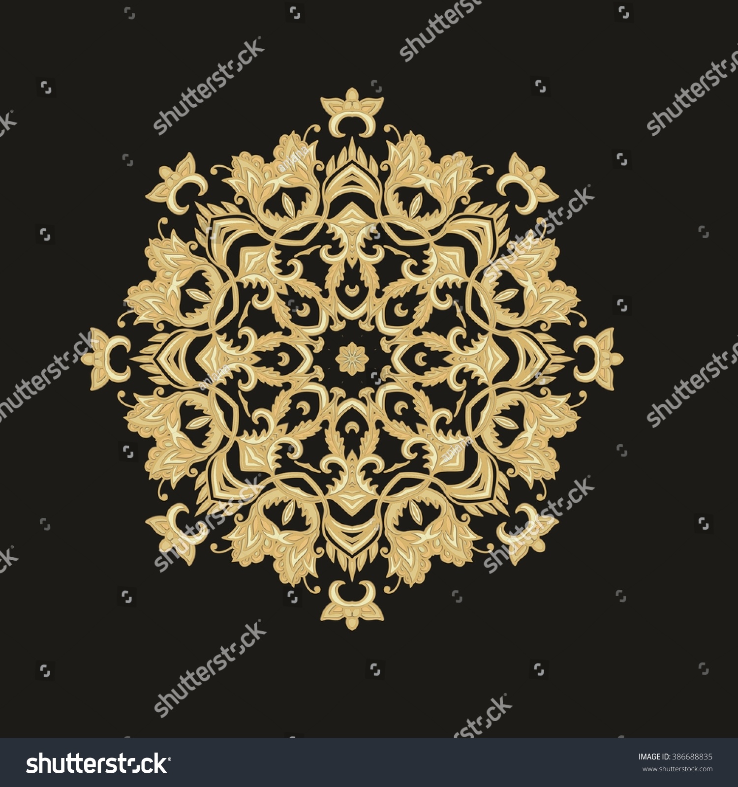 Decorative rosette_站酷海洛_正版图片_视频_字体_音乐素材交易平台_站酷旗下品牌
