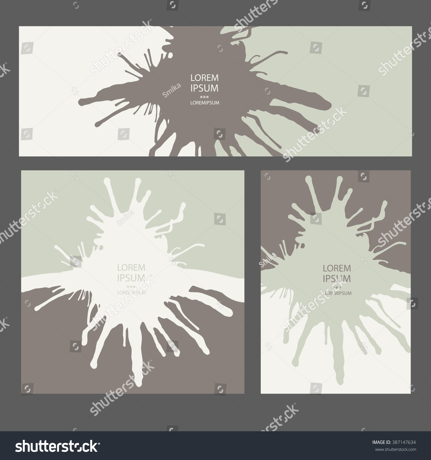 Collection three cards of ink splatter._站酷海洛_正版图片_视频_字体_音乐素材交易平台_站酷旗下品牌