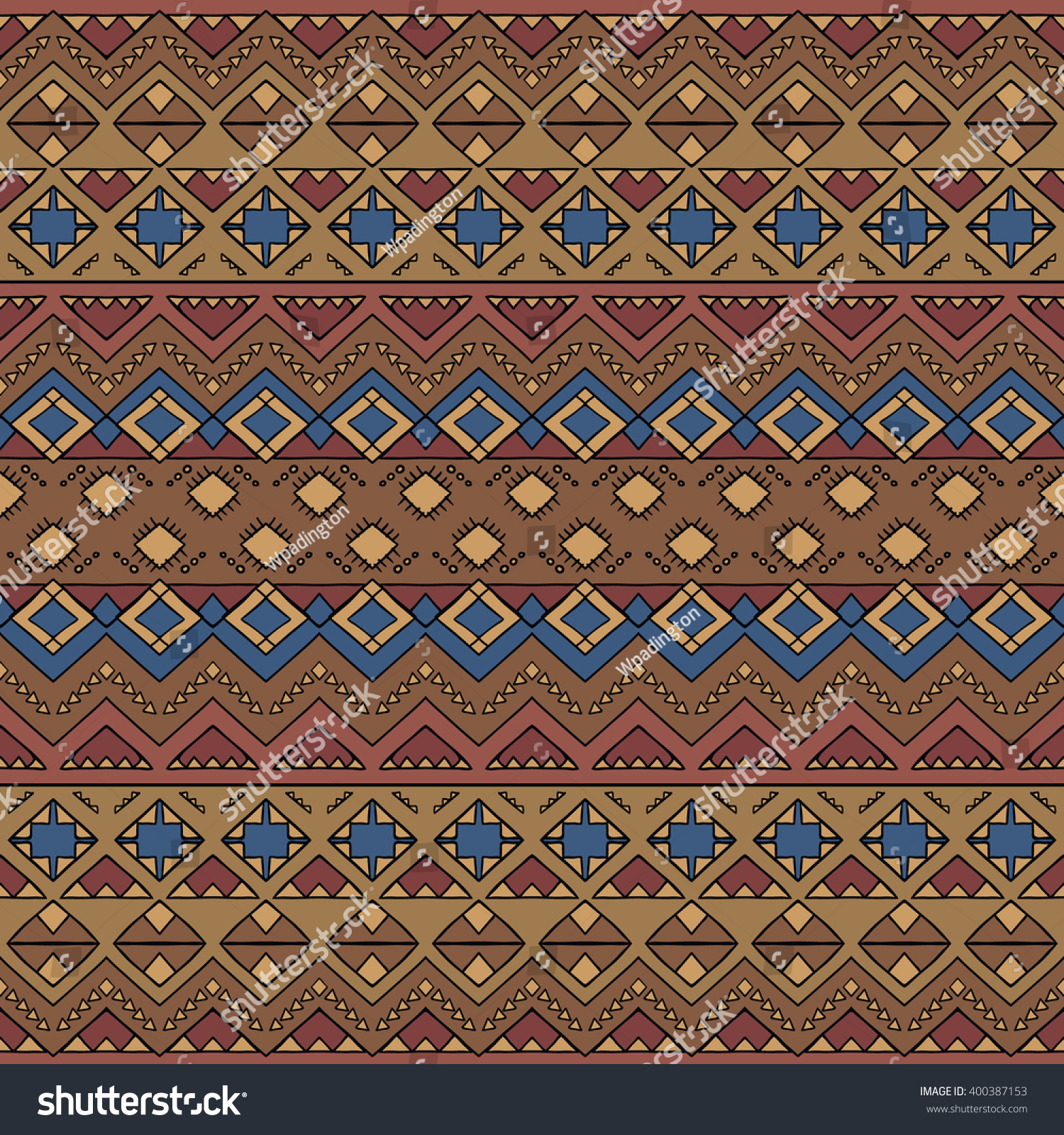 Seamless patern with aztec ornament. Tribal aztec print template. Aztec ...