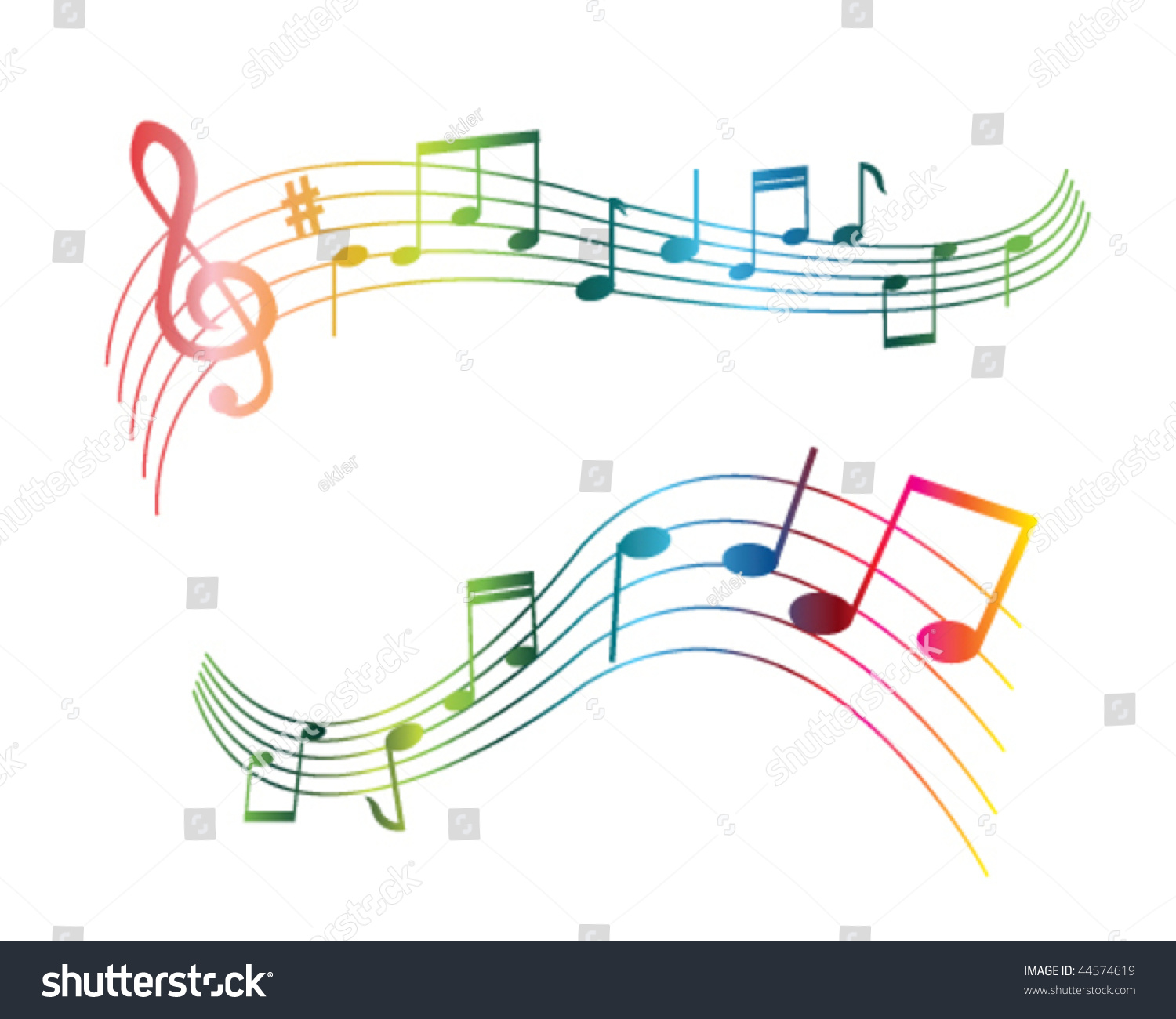 music note s of different colors_站酷海洛_正版图片_视频_字体_音乐素材交易平台_站酷旗下品牌