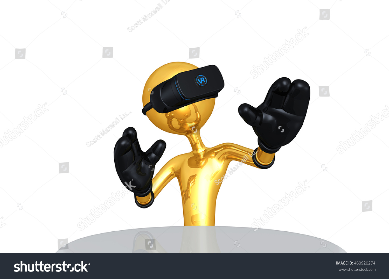 Virtual Reality VR Device Presenter 3D Illustration _站酷海洛_正版图片_视频_字体_音乐 ...