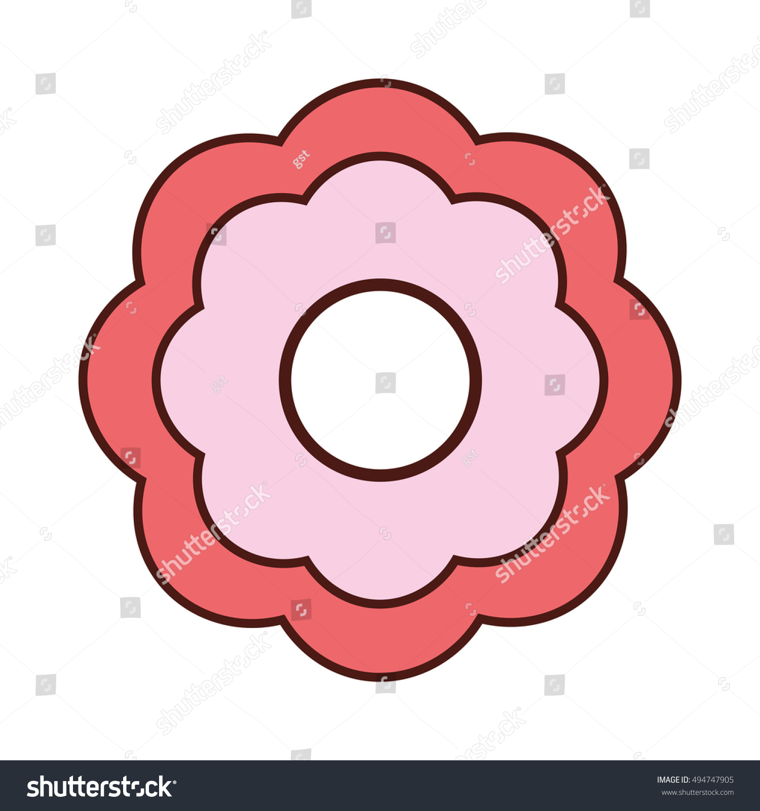 beautiful flower cute icon vector illustration design_站酷海洛_正版图片_视频_字体 ...