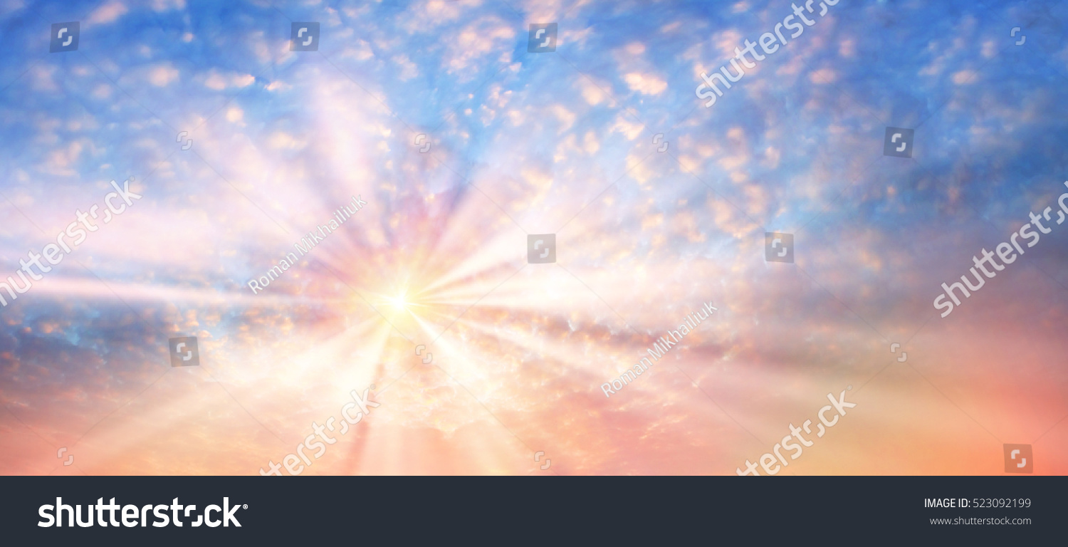 Sunset and sunrise spectacular natural phenomena in the cloud colorful ...