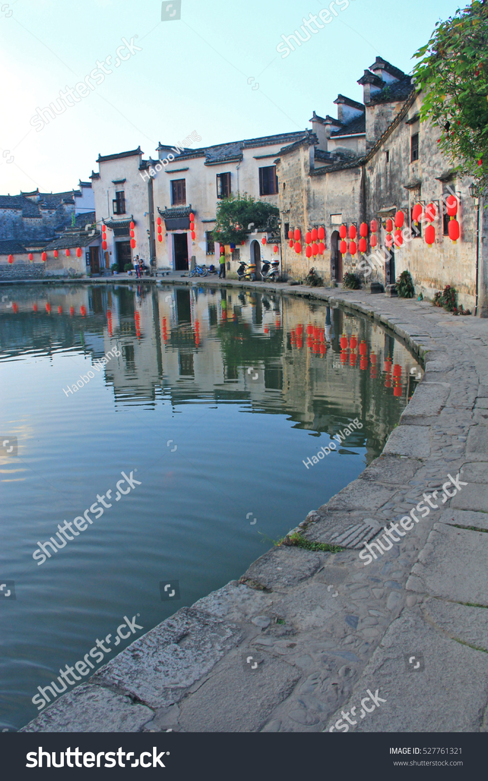 beautiful view of Hongcun village Hweichow China_站酷海洛_正版图片_视频_字体_音乐素材交易 ...