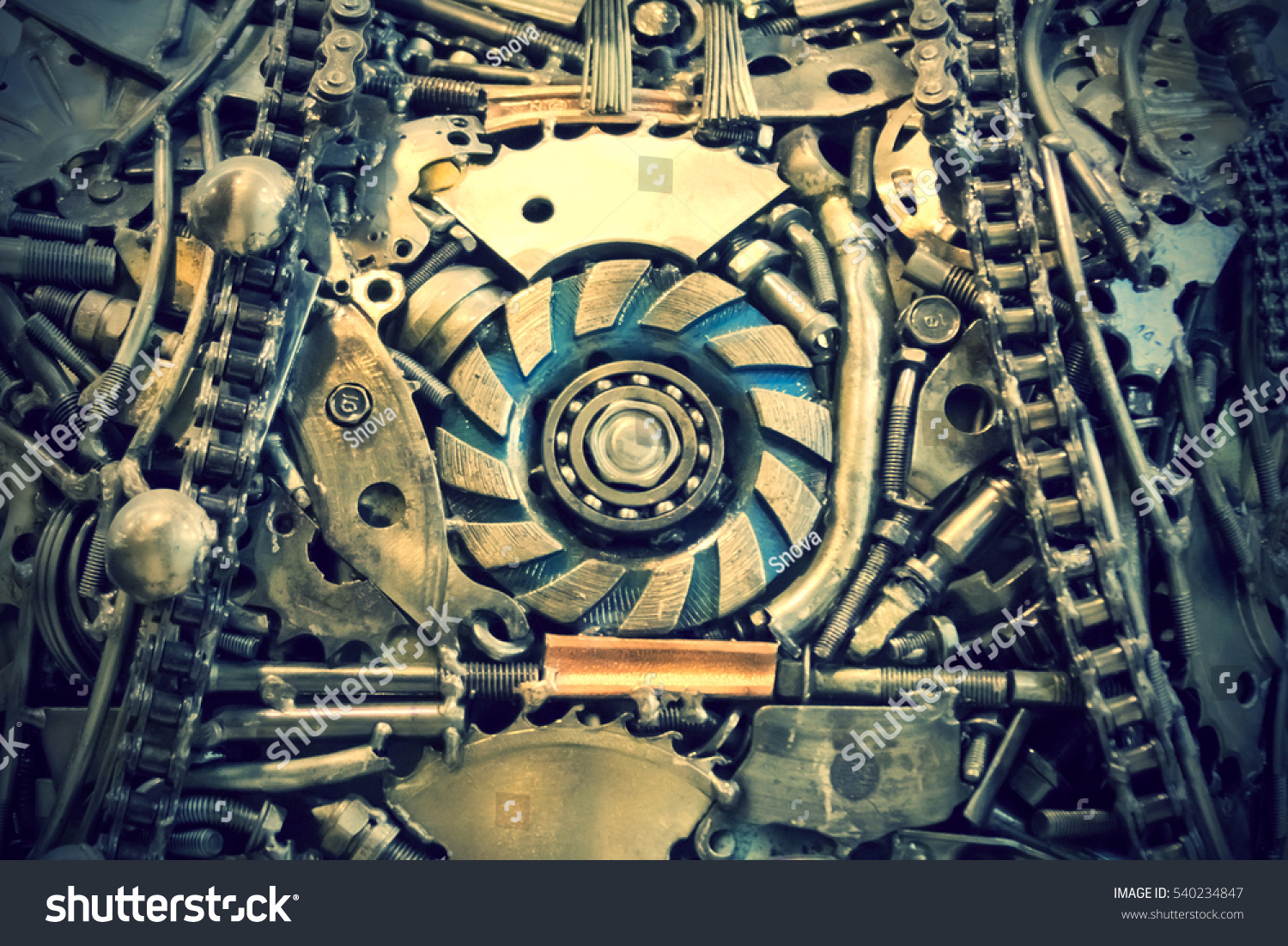 Metal mechanical parts texture. Toned_站酷海洛_正版图片_视频_字体_音乐素材交易平台_站酷旗下品牌