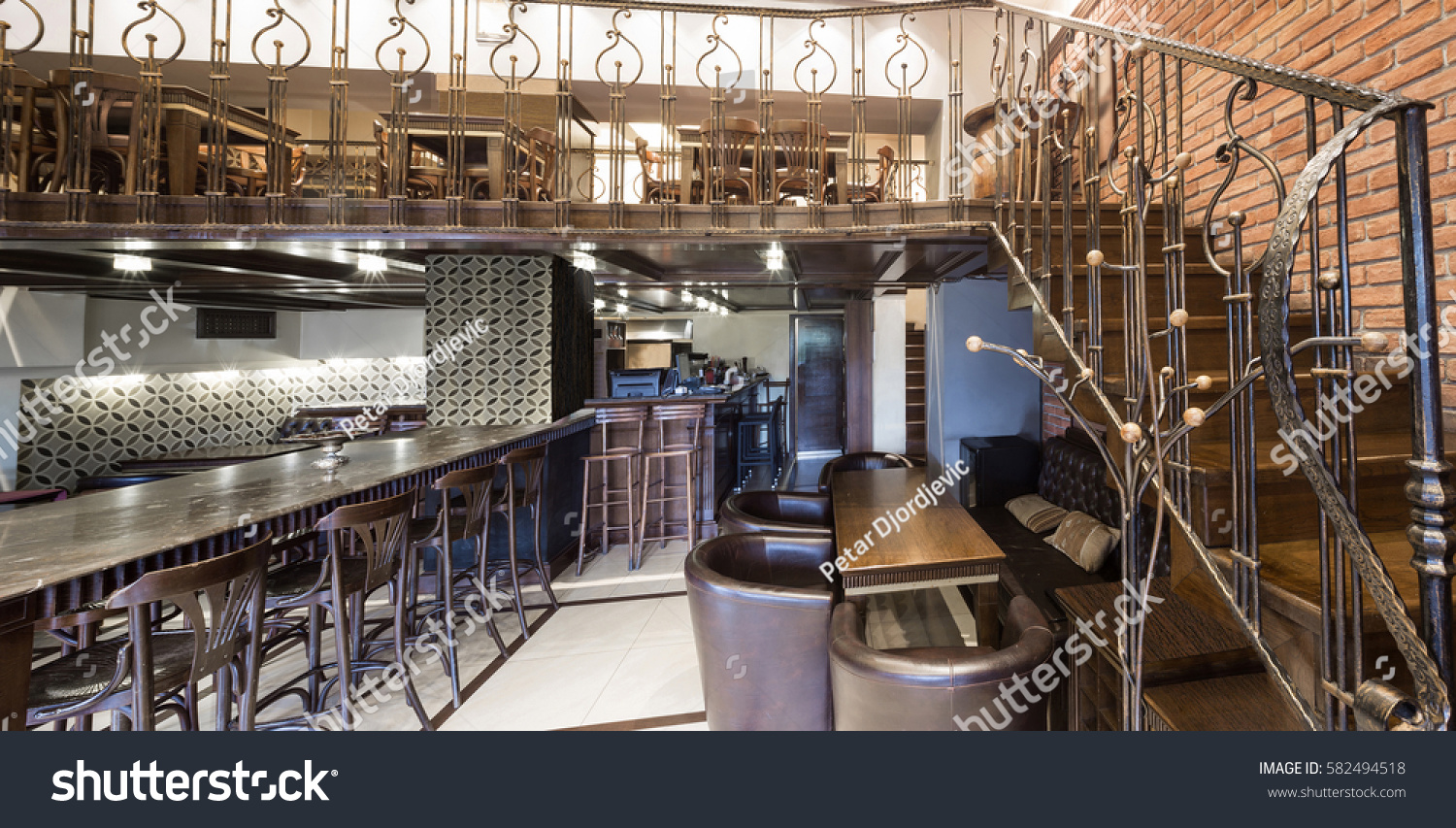 handrail stairs gallery in Interior Cafe_站酷海洛_正版图片_视频_字体_音乐素材交易平台_站酷旗下品牌