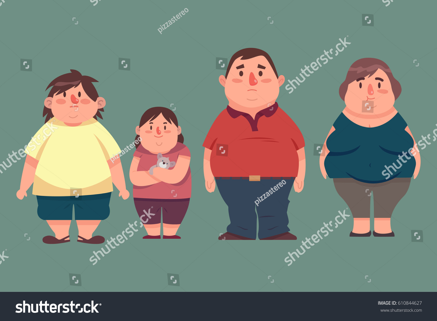 whole fat family_站酷海洛_正版图片_视频_字体_音乐素材交易平台_站酷旗下品牌