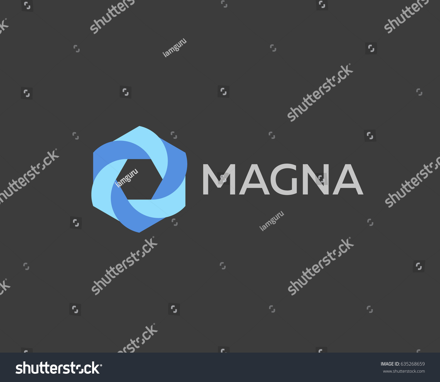 Abstract circle swirl shield logo design. Universal vector logotype_站酷海 ...