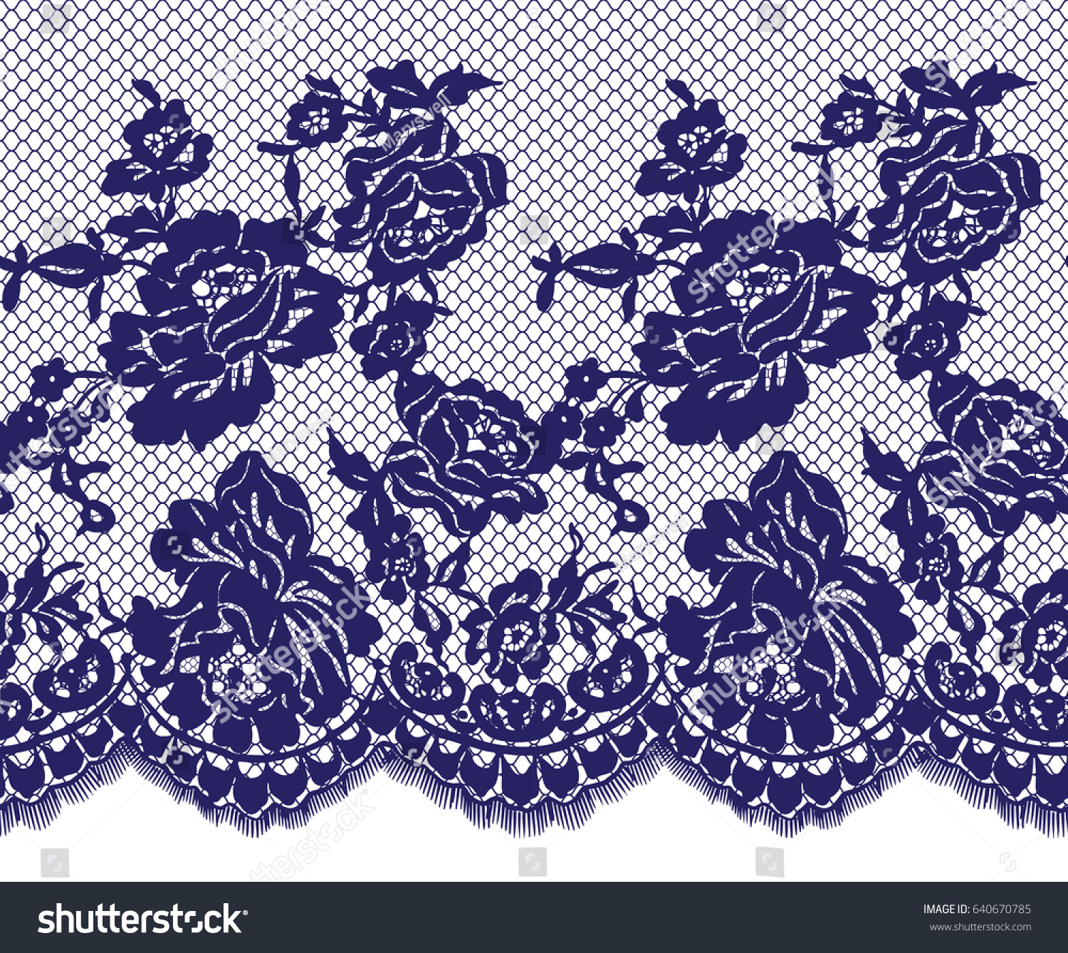 Seamless Vector Blue Lace Pattern_站酷海洛_正版图片_视频_字体_音乐素材交易平台_站酷旗下品牌