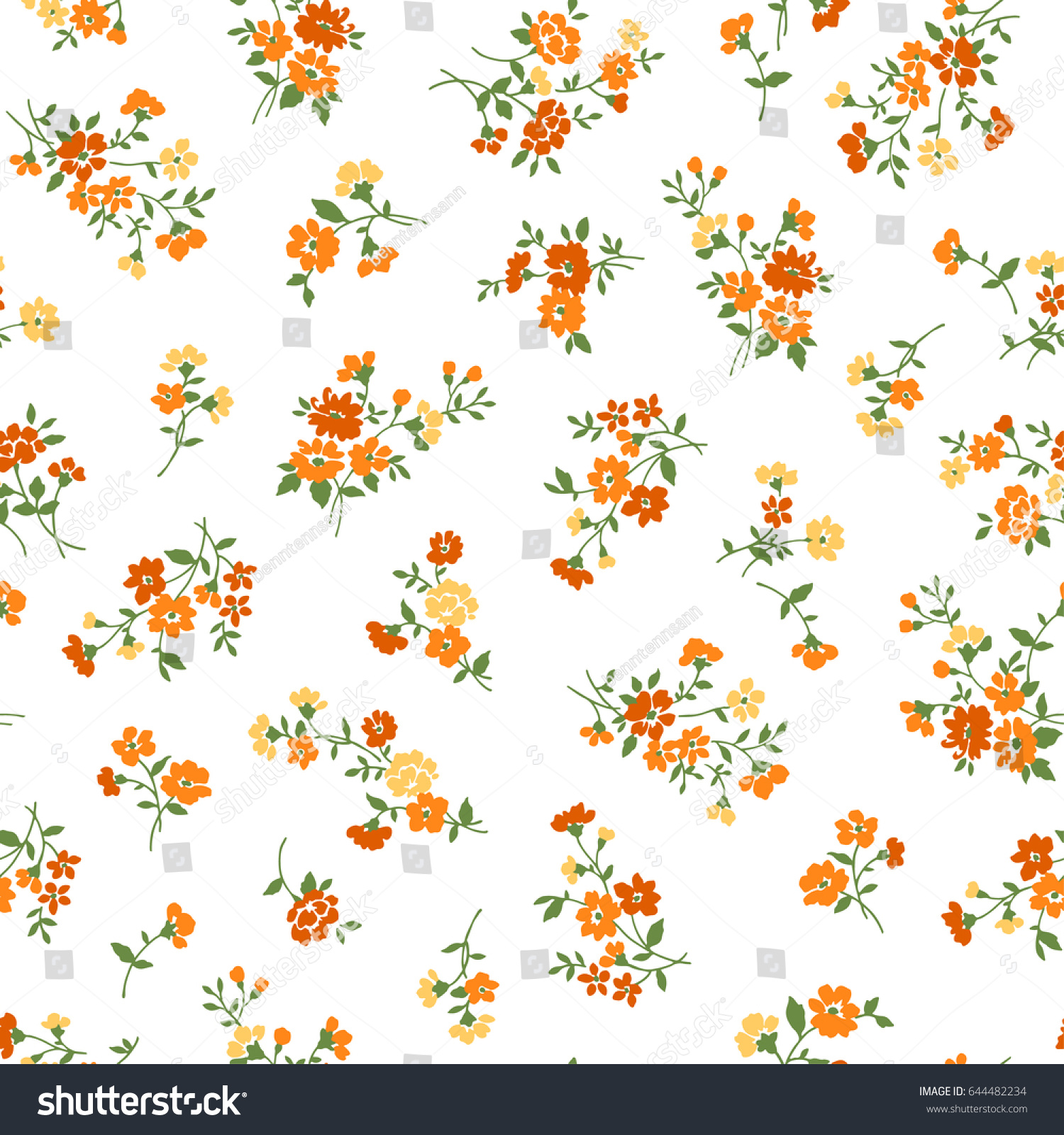 Flower illustration pattern_站酷海洛_正版图片_视频_字体_音乐素材交易平台_站酷旗下品牌