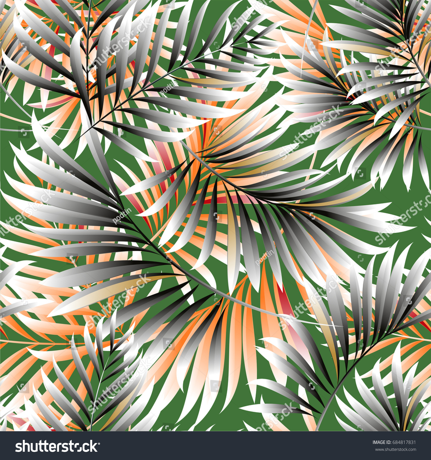 Palm pattern._站酷海洛_正版图片_视频_字体_音乐素材交易平台_站酷旗下品牌