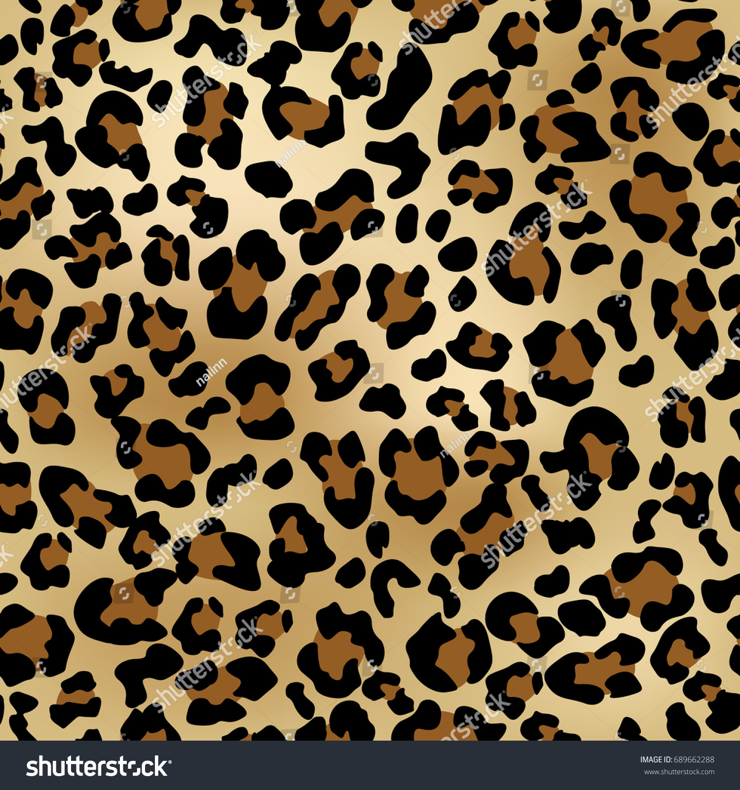 Seamless leopard pattern can be used for graphic design textile design ...
