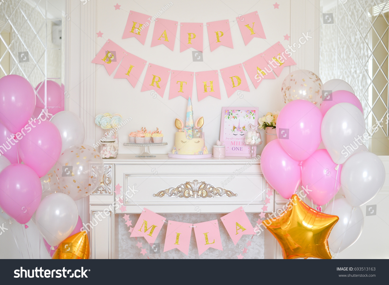 Decorations for holiday party. Birthday party decorations._站酷海洛_正版图片_视频 ...