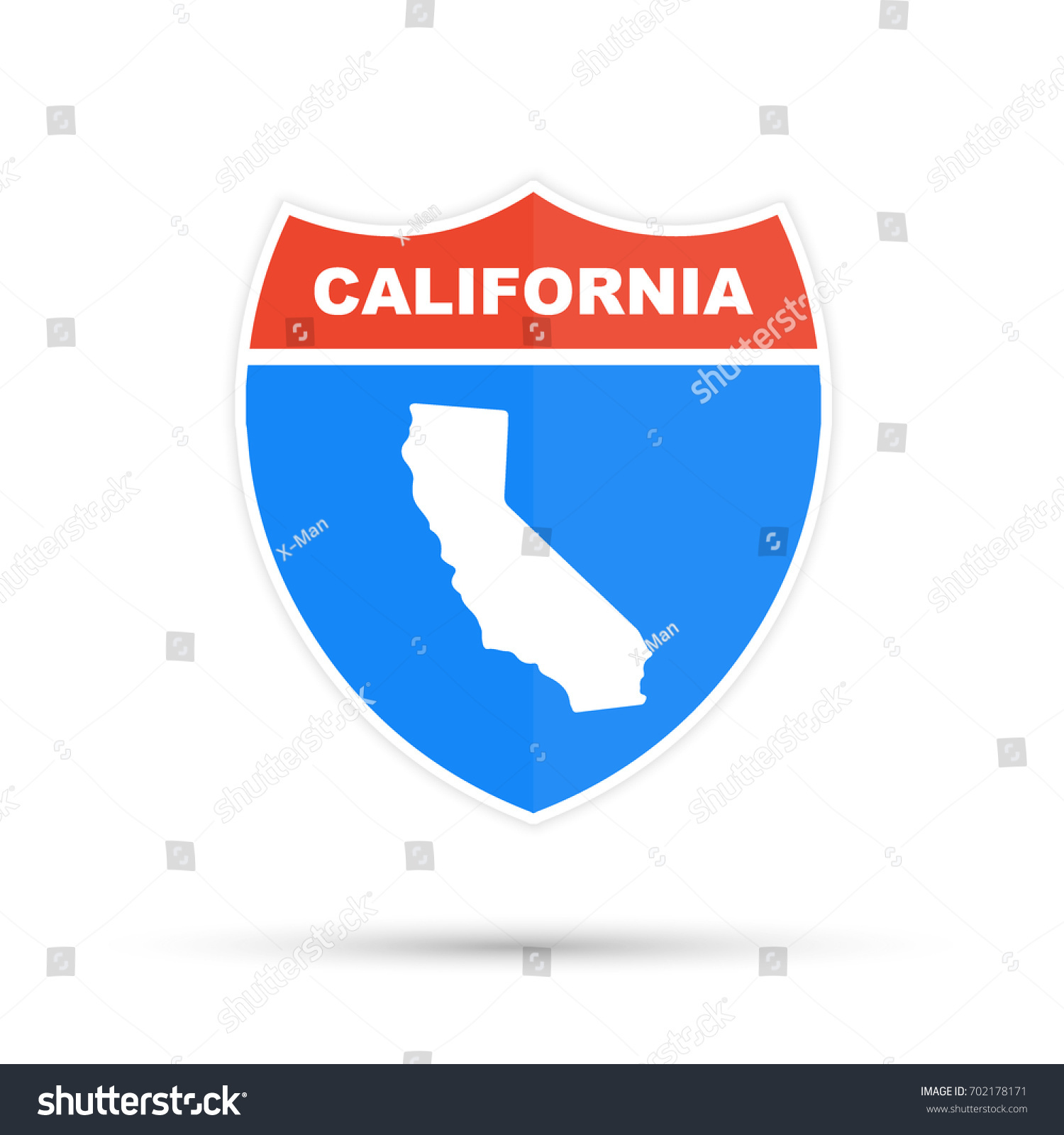California American interstate highway road shield_站酷海洛_正版图片_视频_字体_音乐素材 ...